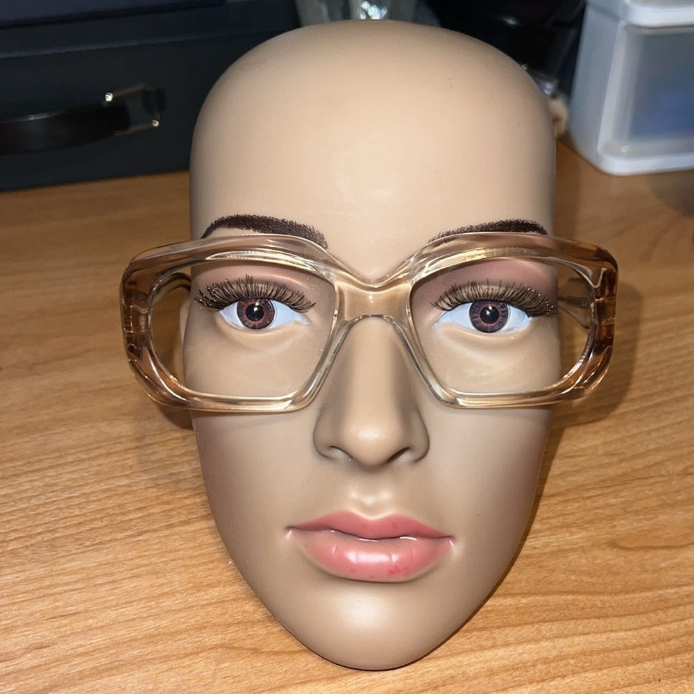 Vintage Deadstock Burnt Orange Gradient Acetate Chris… - Gem
